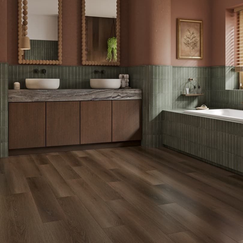 Каменно-полимерная плитка Alpine Floor Titan 6 ECO 28-6 Обсидиан